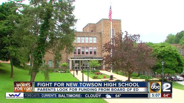 Parents fight for funds to build new Towson High School - WMAR2NEWS