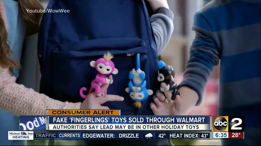 Fake 'Fingerlings' sold through Walmart could be dangerous - WMAR2NEWS